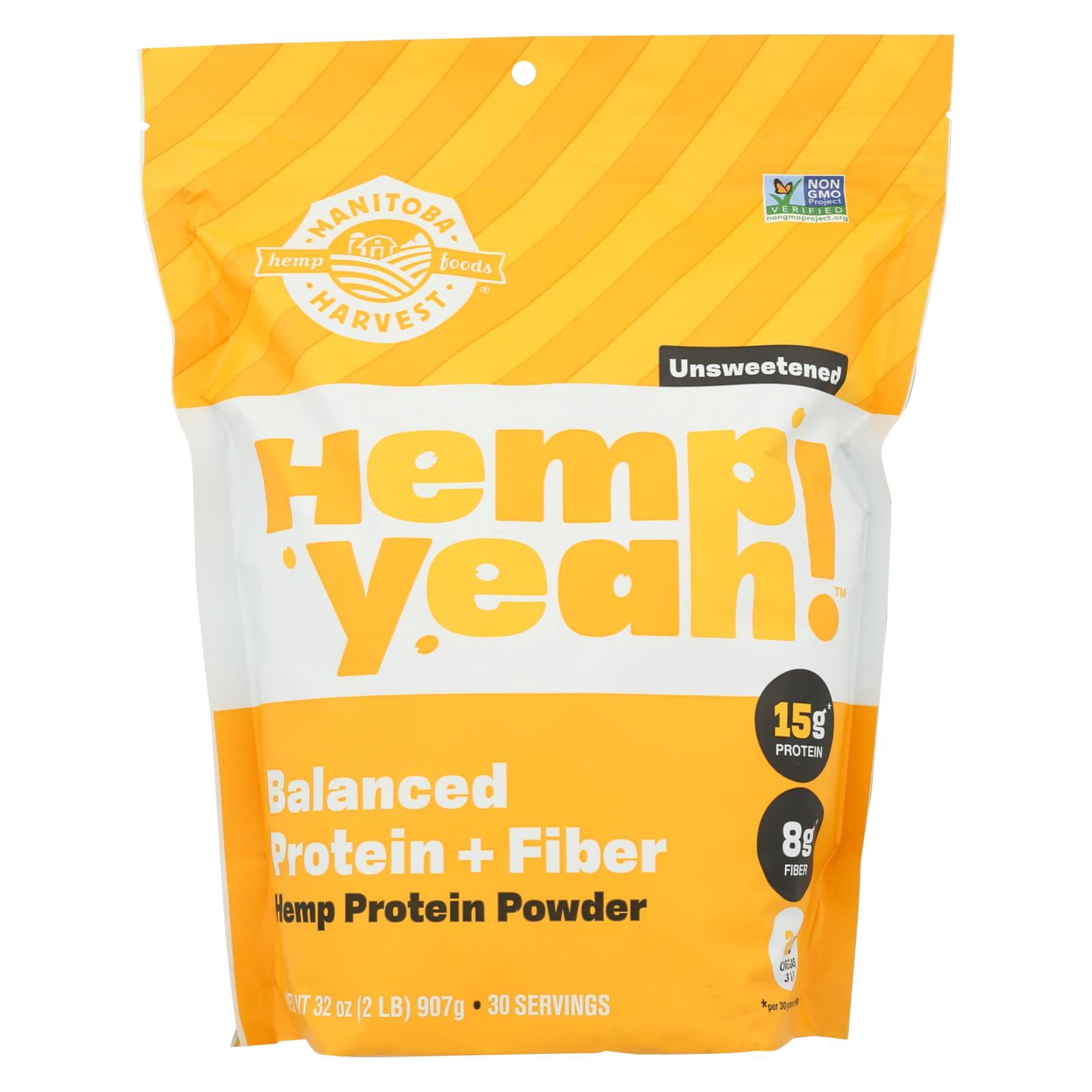 Manitoba Harvest Organic Hemp Pro Fiber Protein Supplement, 32 Ounce ...