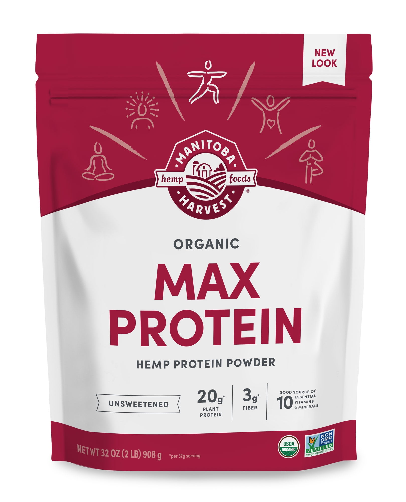 Free Shipping! Manitoba Harvest Organic Hemp Yeah Max Protein Powder ...