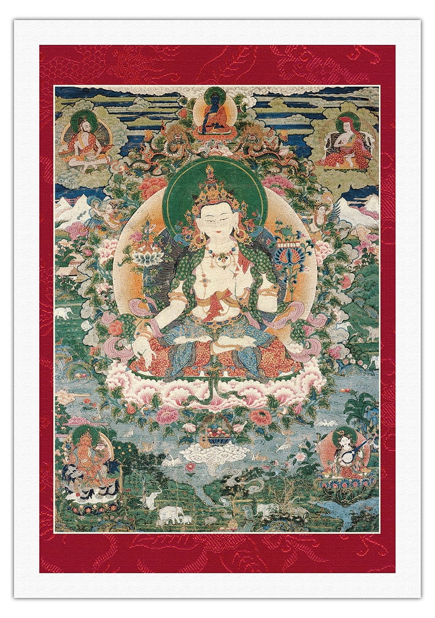 Manjushri - Gentle Glory - Bodhisattva of Wisdom - Vintage Tibetan ...