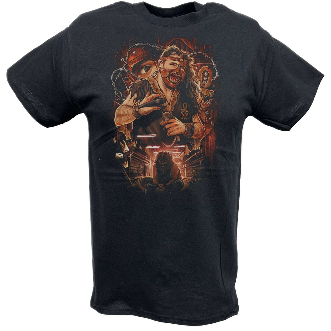 Mankind Boiler Room Mick Foley Black T-shirt - Walmart.com