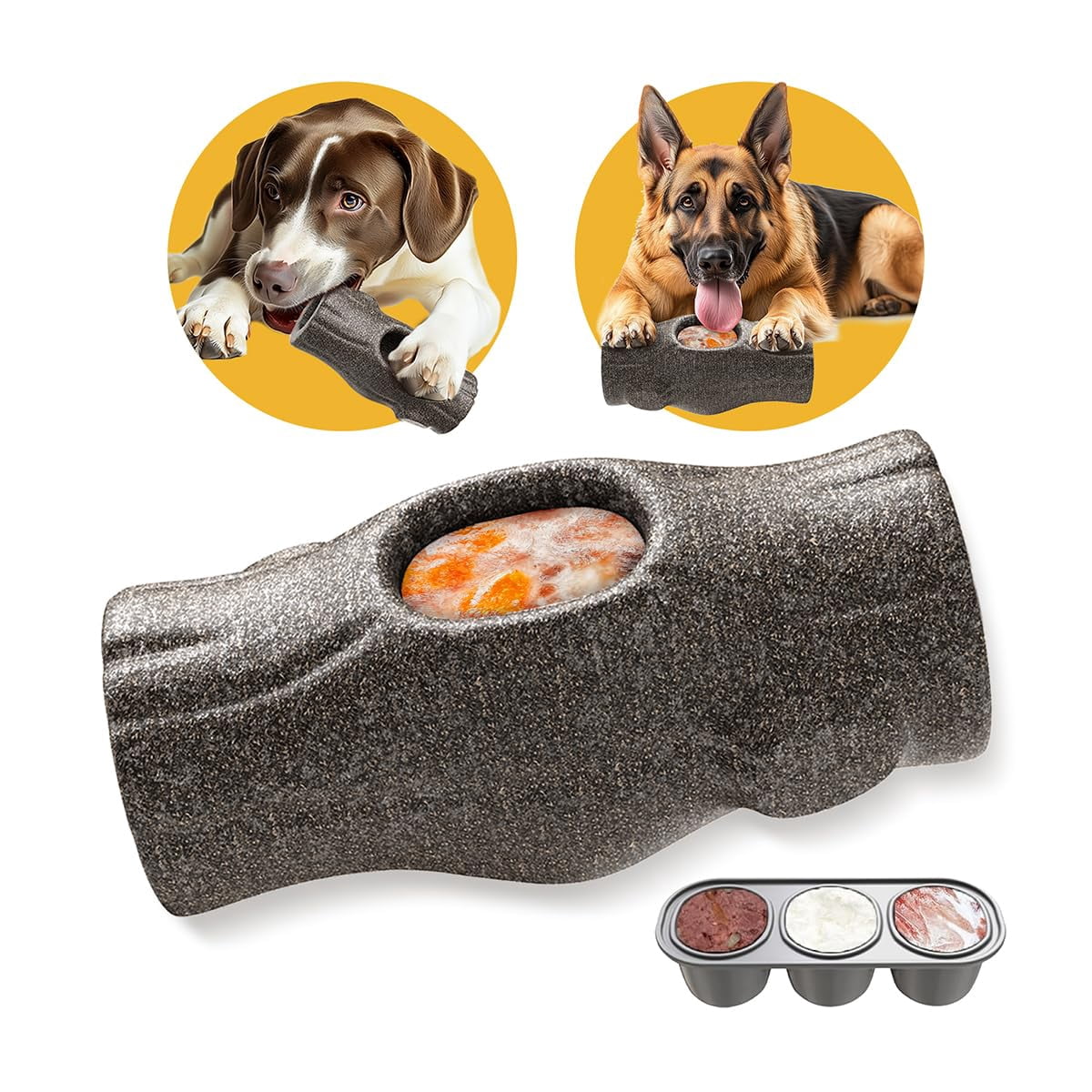 Mankoda Dog Frozen Treat Toys to ATT1Keep Them Dog Puzzle Toys with ...