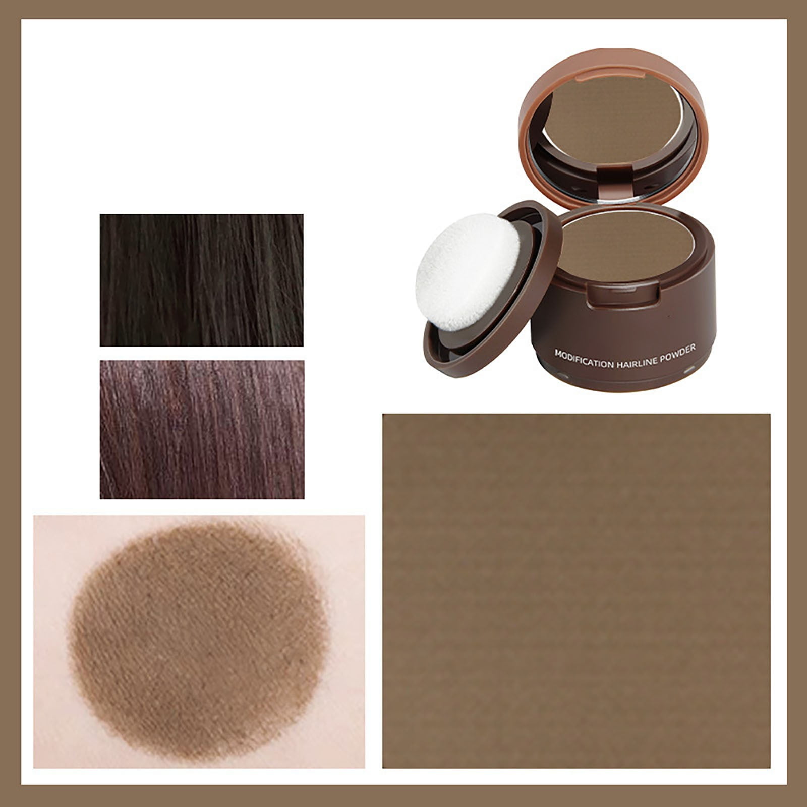 Mankup Fenddy Brown Hairline Powder savings！Fill in Powder Hairline ...