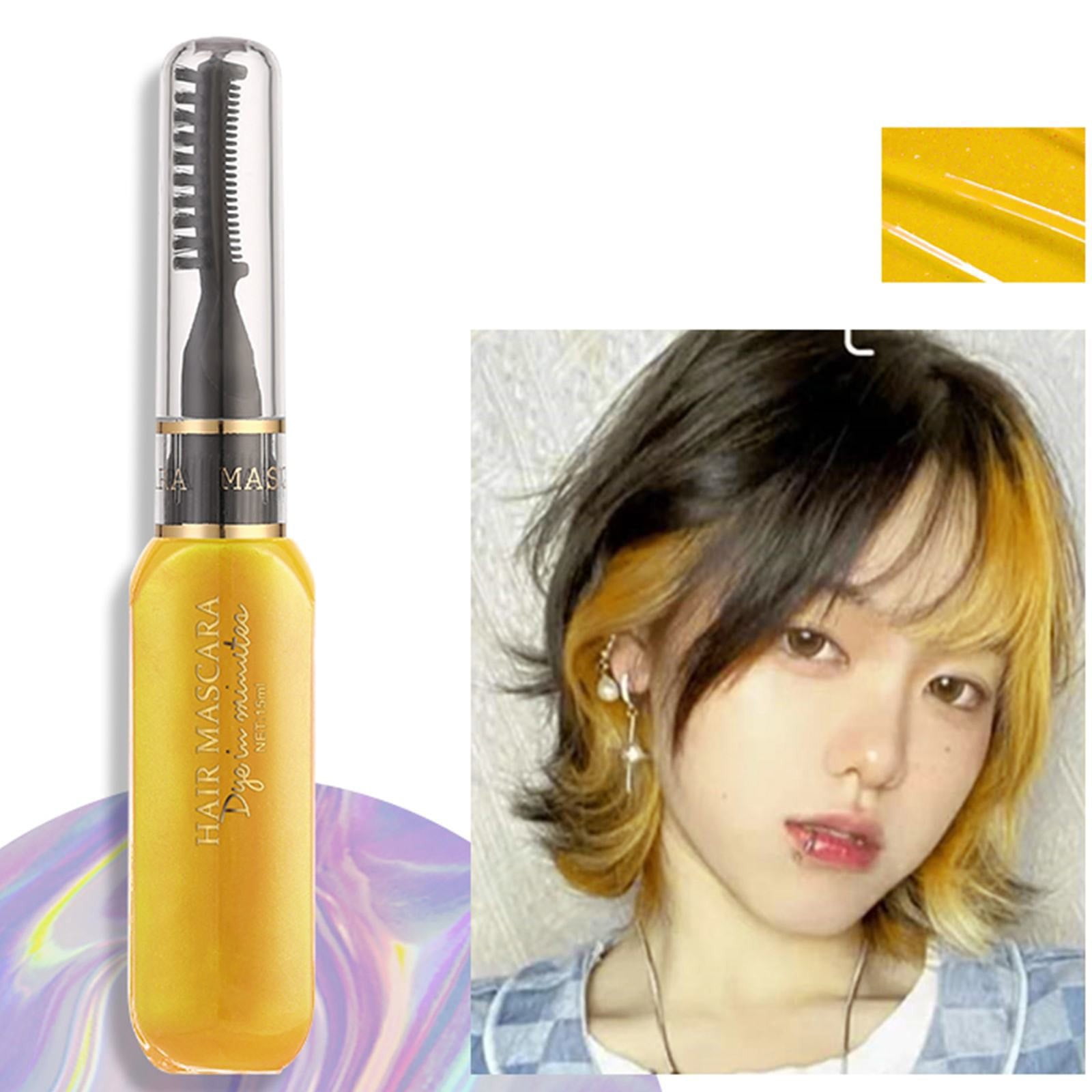 Mankup | Fenddy Gold Disposable Hair Color Temporary savings！Hair Color Chalk Comb set Women ...