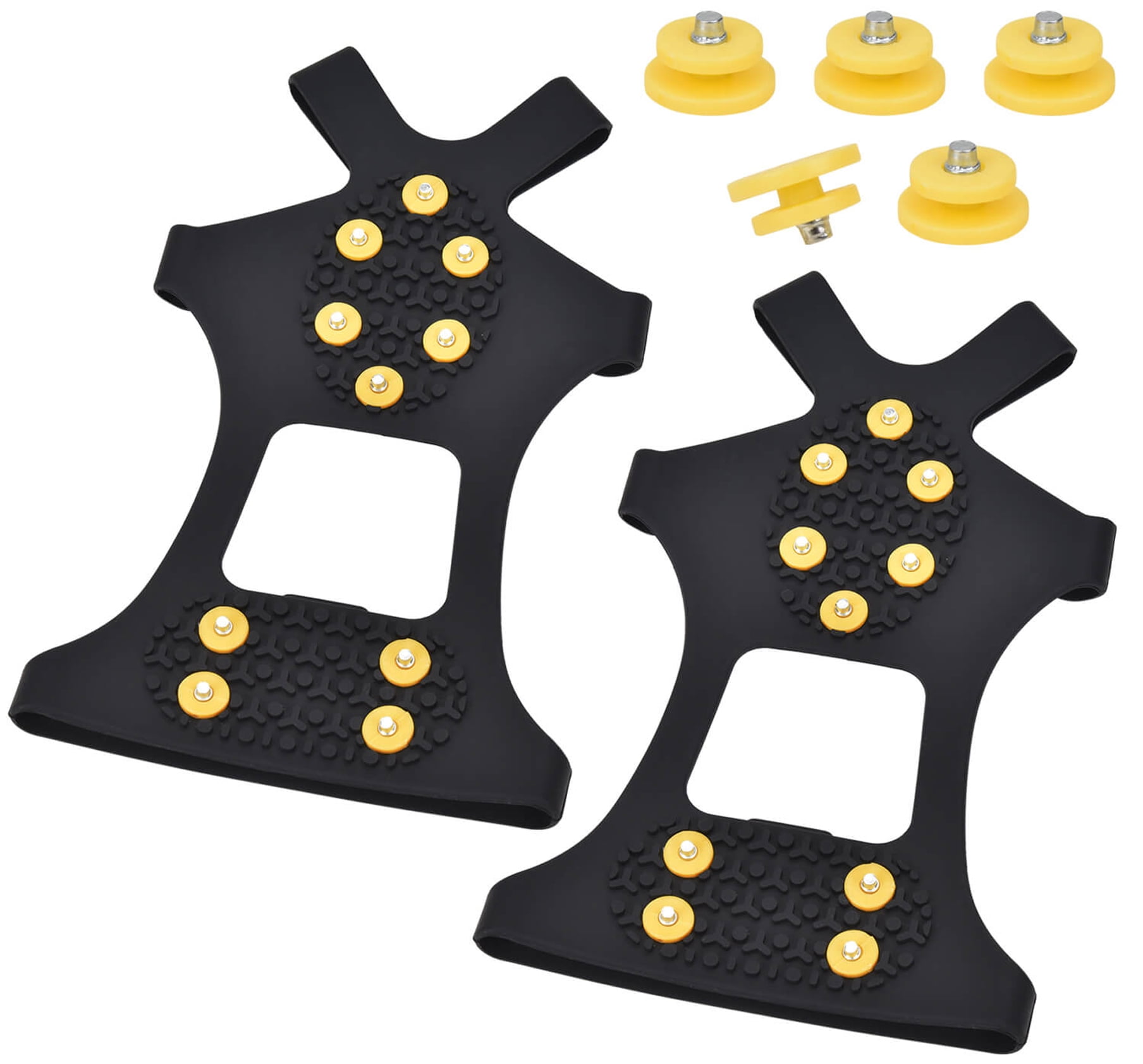 Manledio Ice Cleats - Stainless Steel Studs, Anti-Slip for Hiking ...