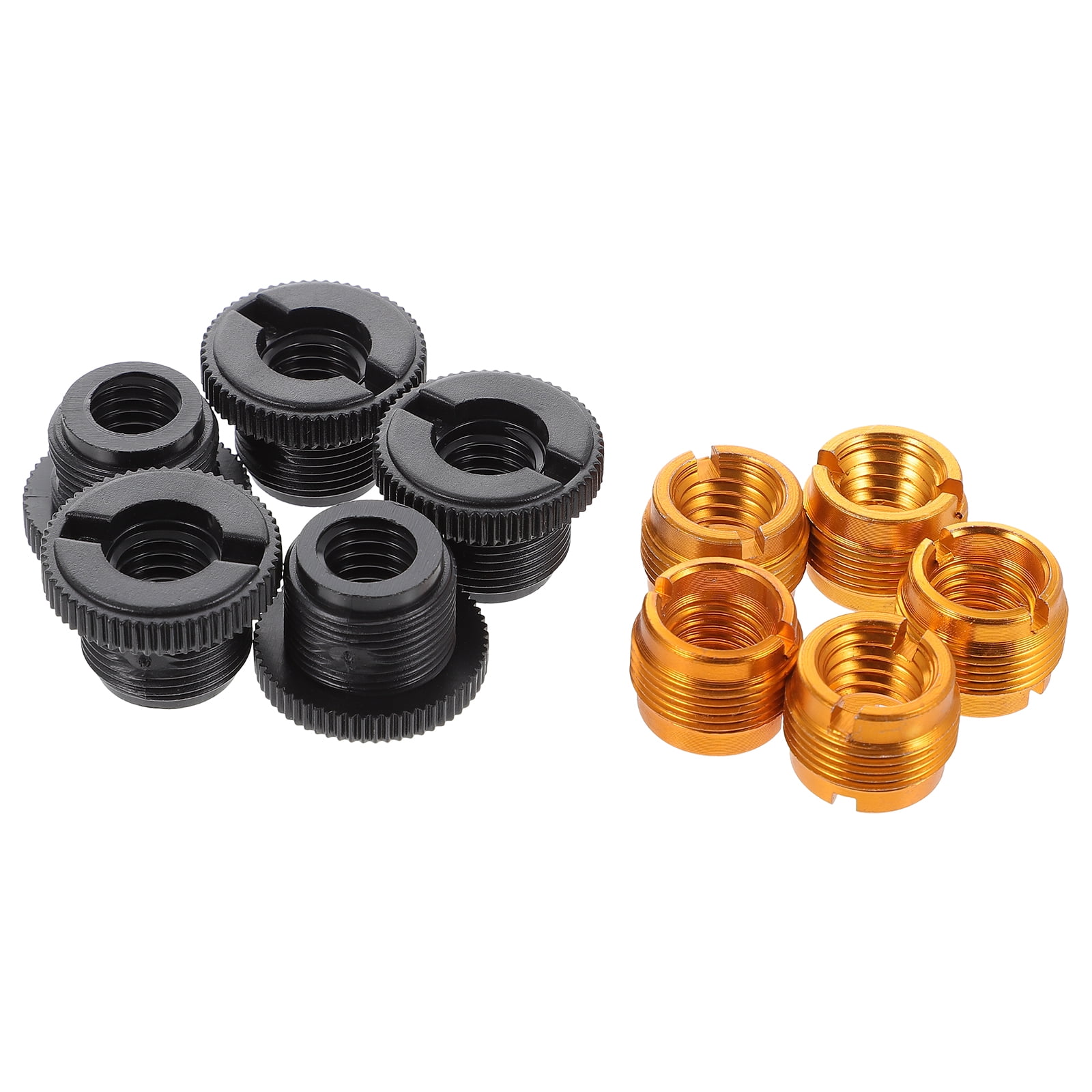 Manlingda 10 Microphone Mount Clip Adapters 5/8 to 3/8 Aluminum ...