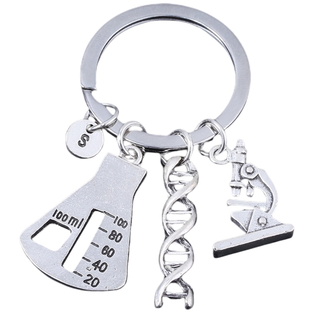 Science Keychain Accessory Chemistry Teacher Gift Biology Keychain ...