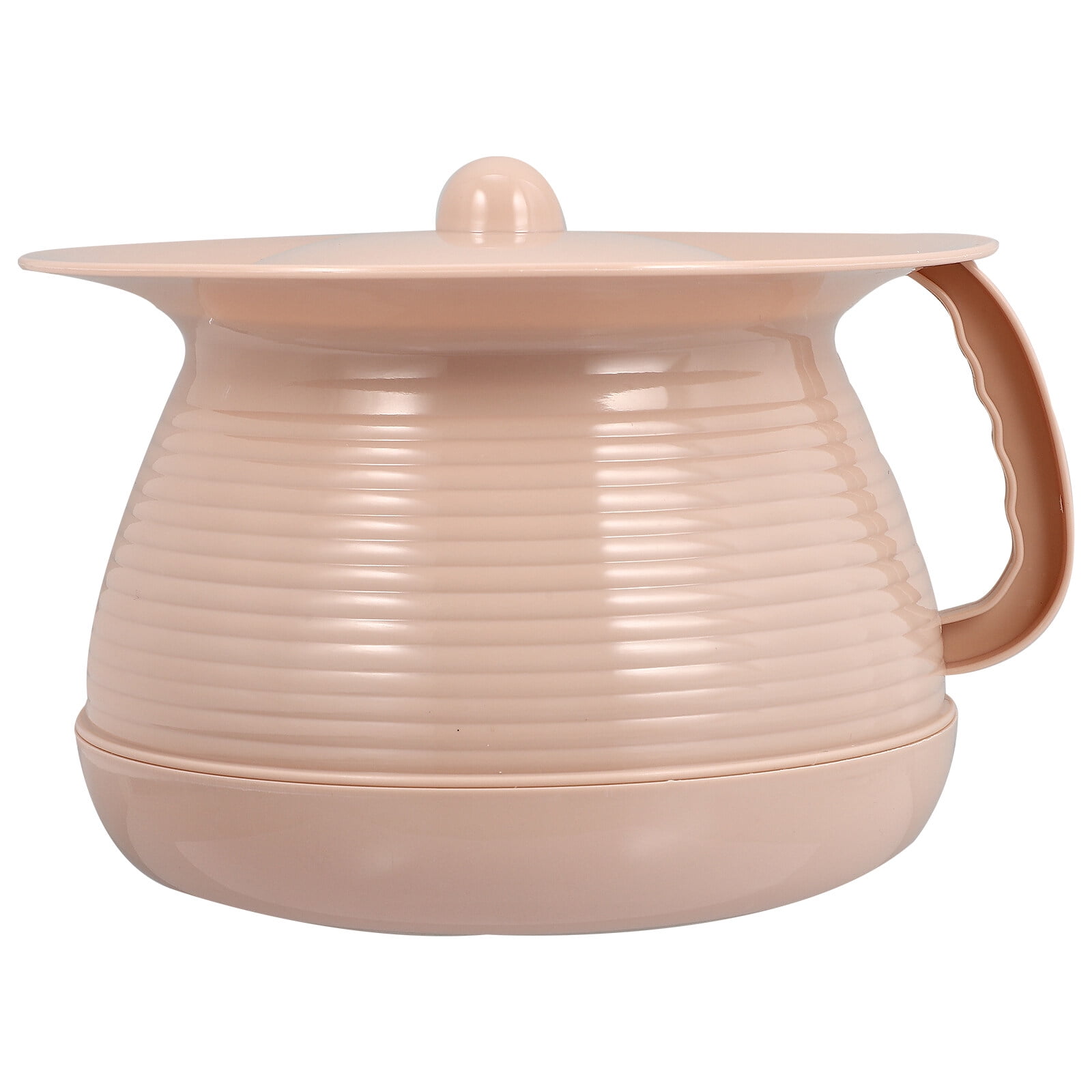 Manlingda Thickened Bedside Chamber Pot with Lid - Portable Urinal for ...