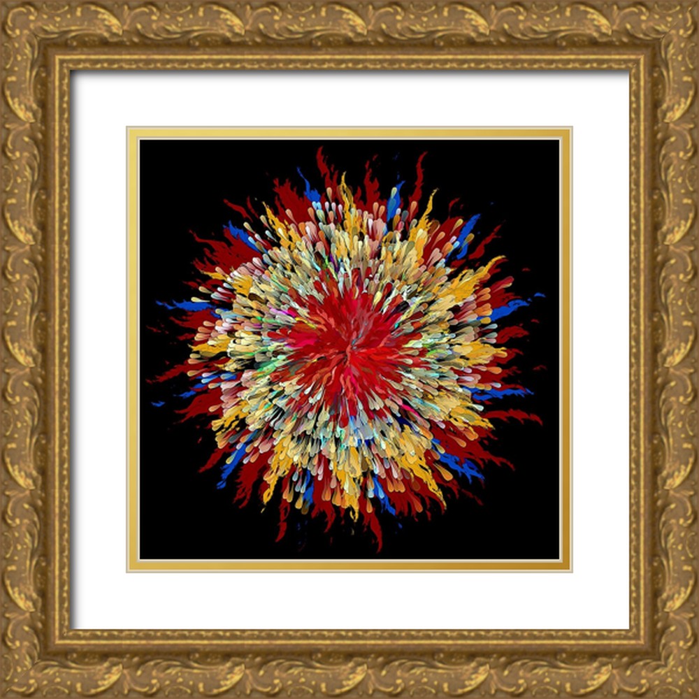 Manlove, David 12x12 Gold Ornate Wood Framed with Double Matting Museum ...