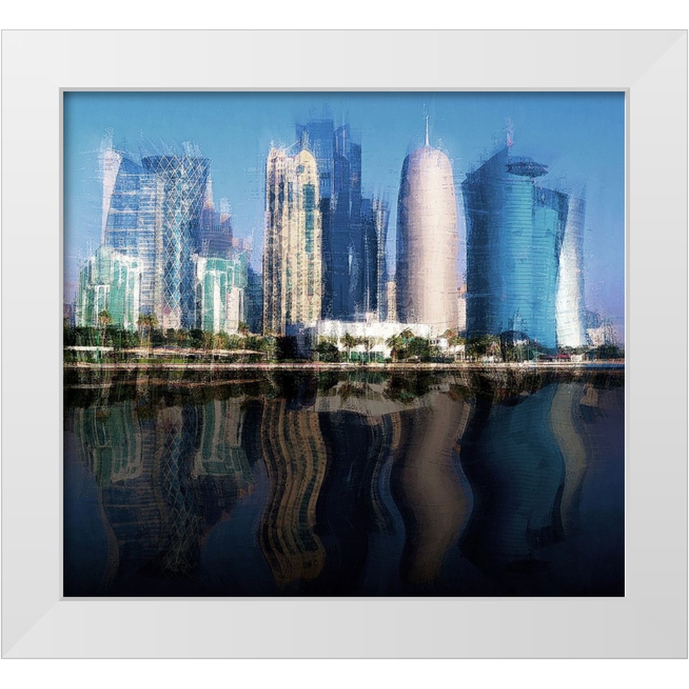 Manlove, David 13x12 White Modern Wood Framed Museum Art Print Titled ...
