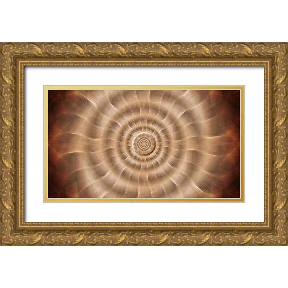 Manlove, David 24x15 Gold Ornate Wood Framed with Double Matting Museum ...