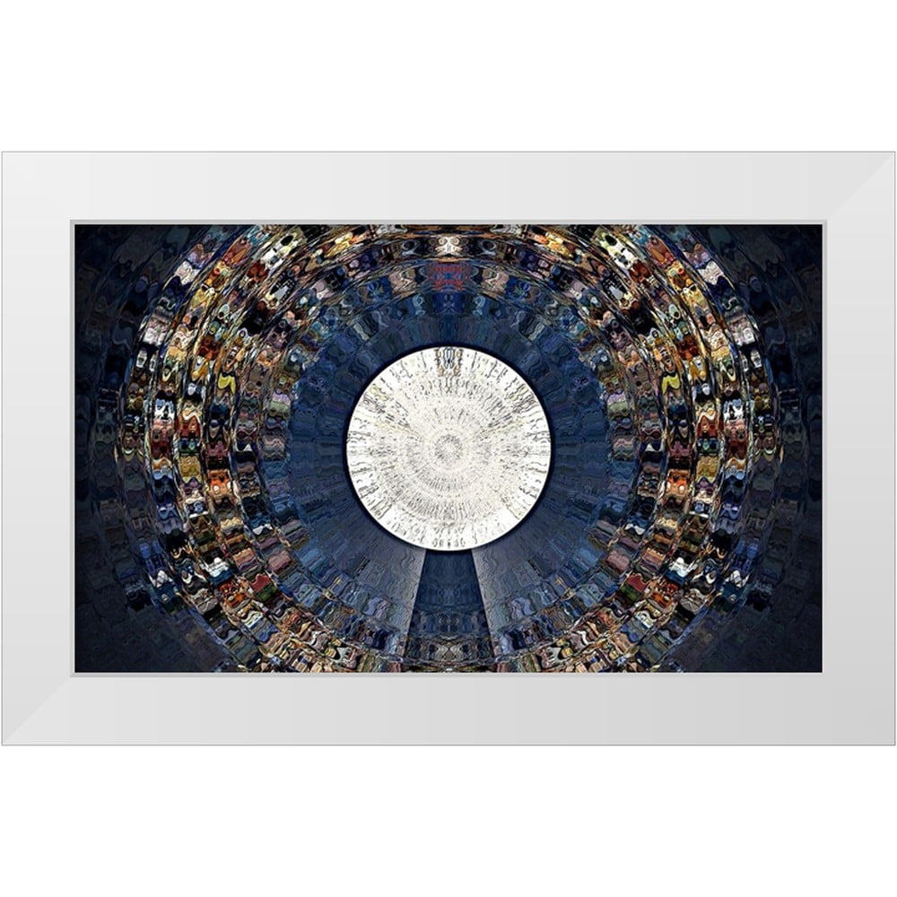 Manlove, David 24x16 White Modern Wood Framed Museum Art Print Titled ...