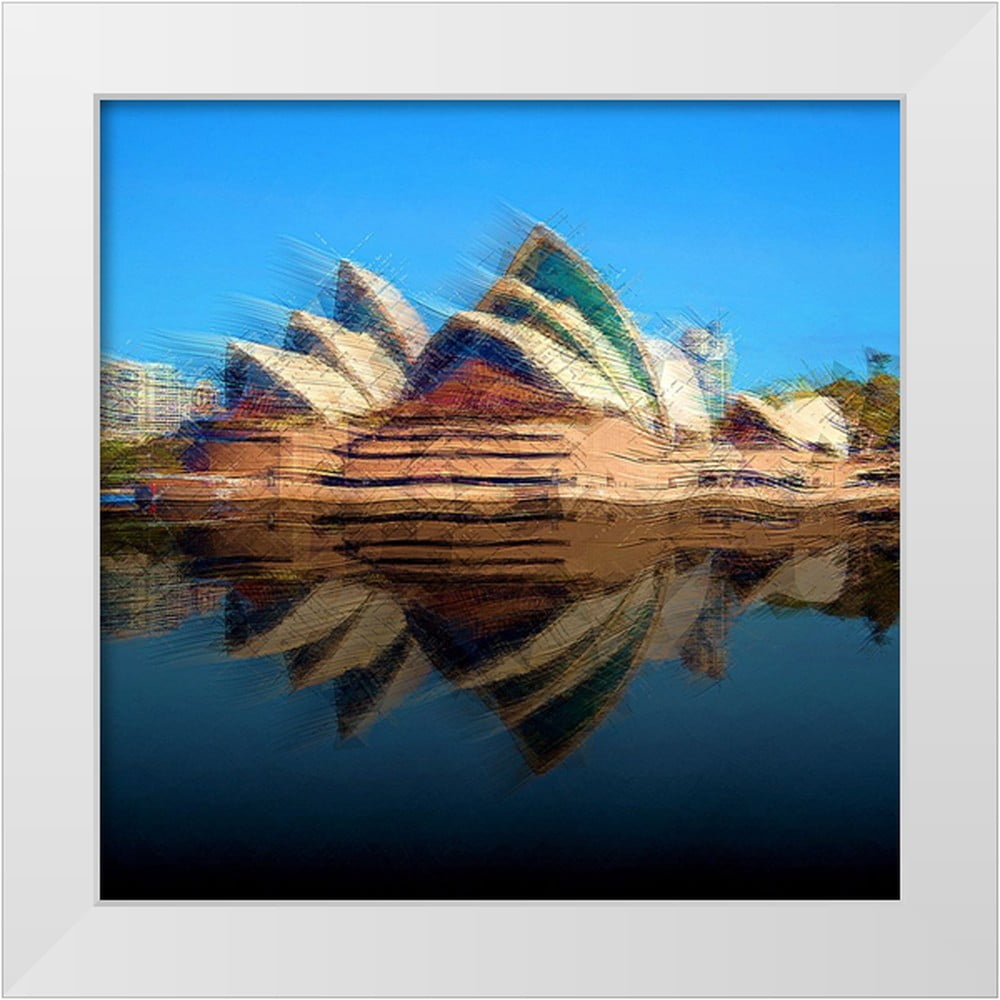 Manlove, David 26x26 White Modern Wood Framed Museum Art Print Titled ...