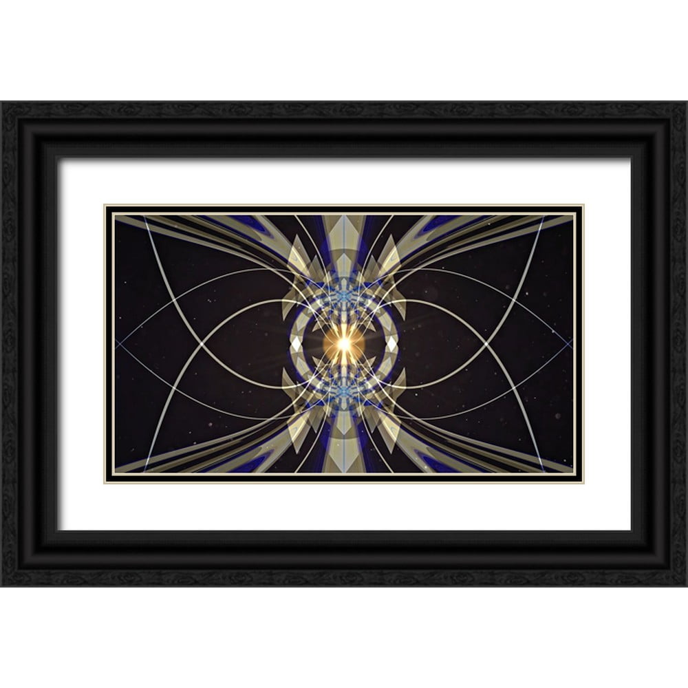 Manlove, David 32x20 Black Ornate Wood Framed with Double Matting ...