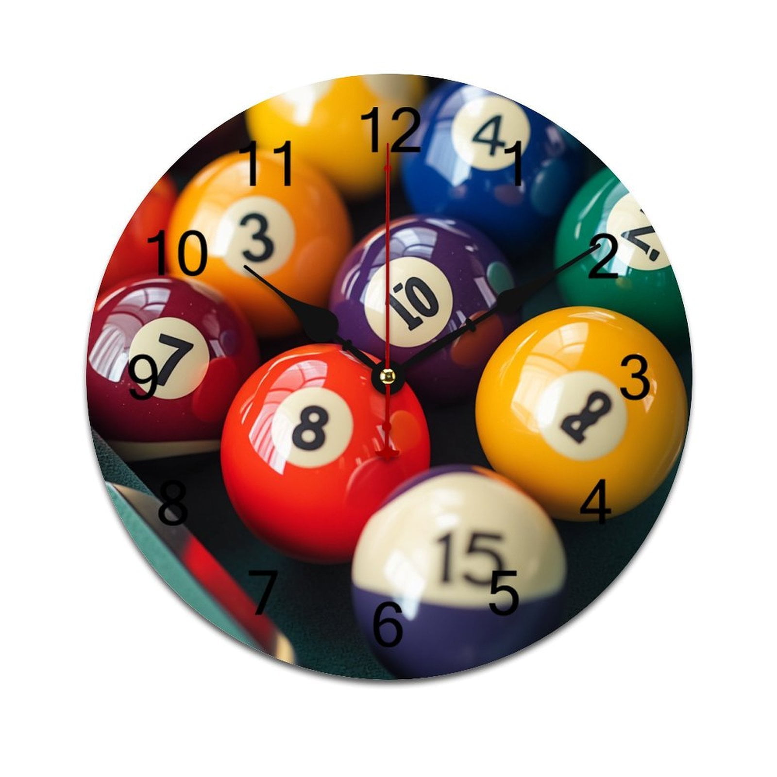 Manly Billiard Balls Snooker Contest Game Print Word Saying Big Wall ...