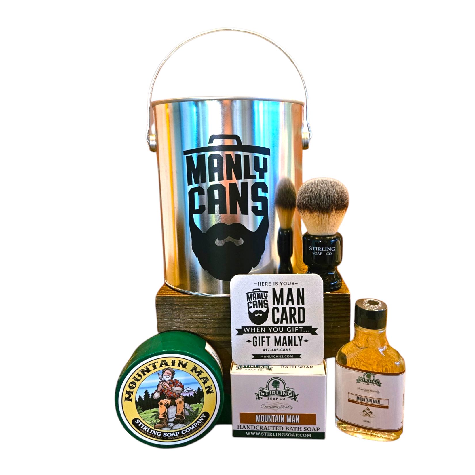 Manly Cans Dapper Man Can, Shave Kit, Gift for Him, Gift for Men - Walmart.com