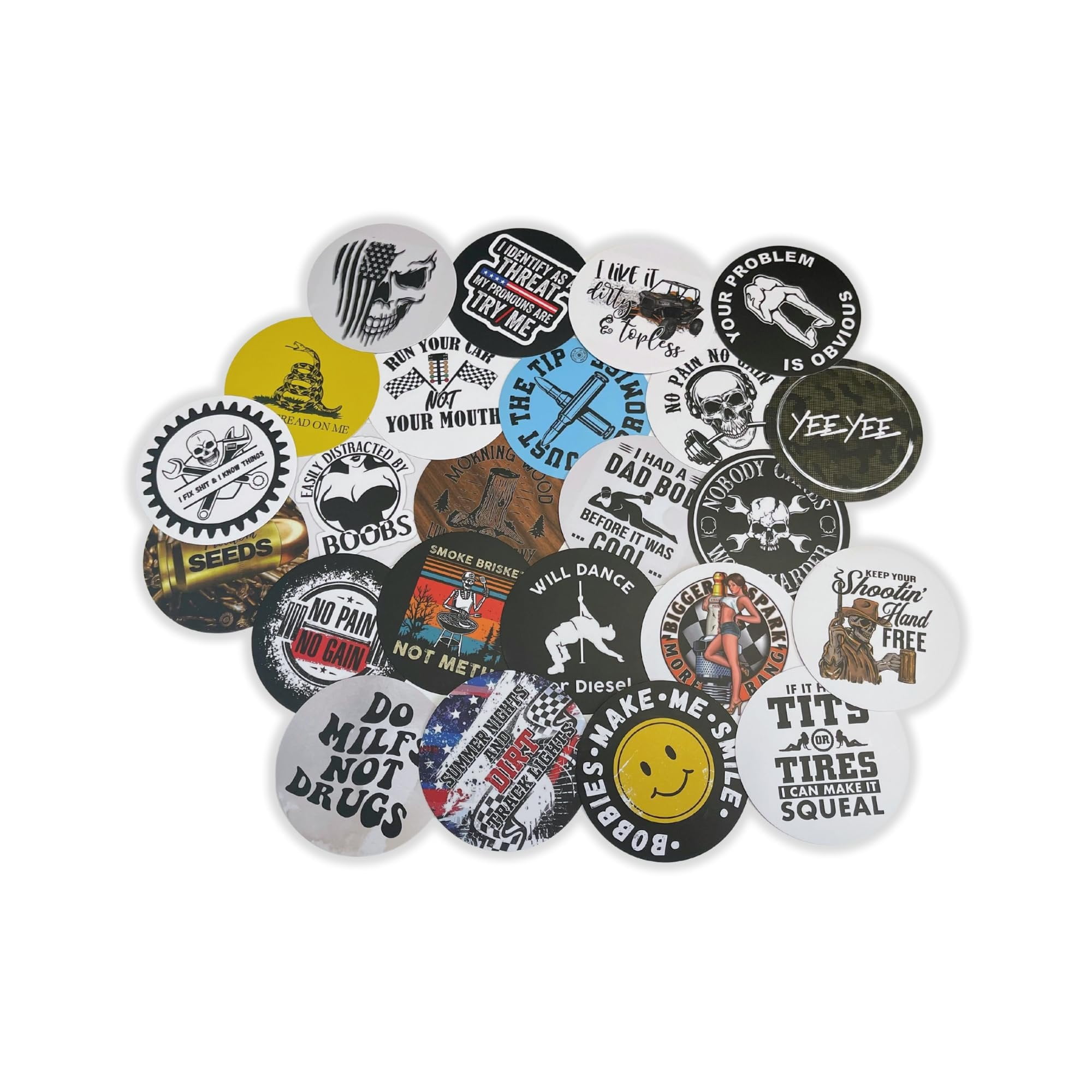 Manly Fathers Day Husband Freshie Cardstock 3 Rounds 24 pk Dads Mold Inserts Holographic Bags ...