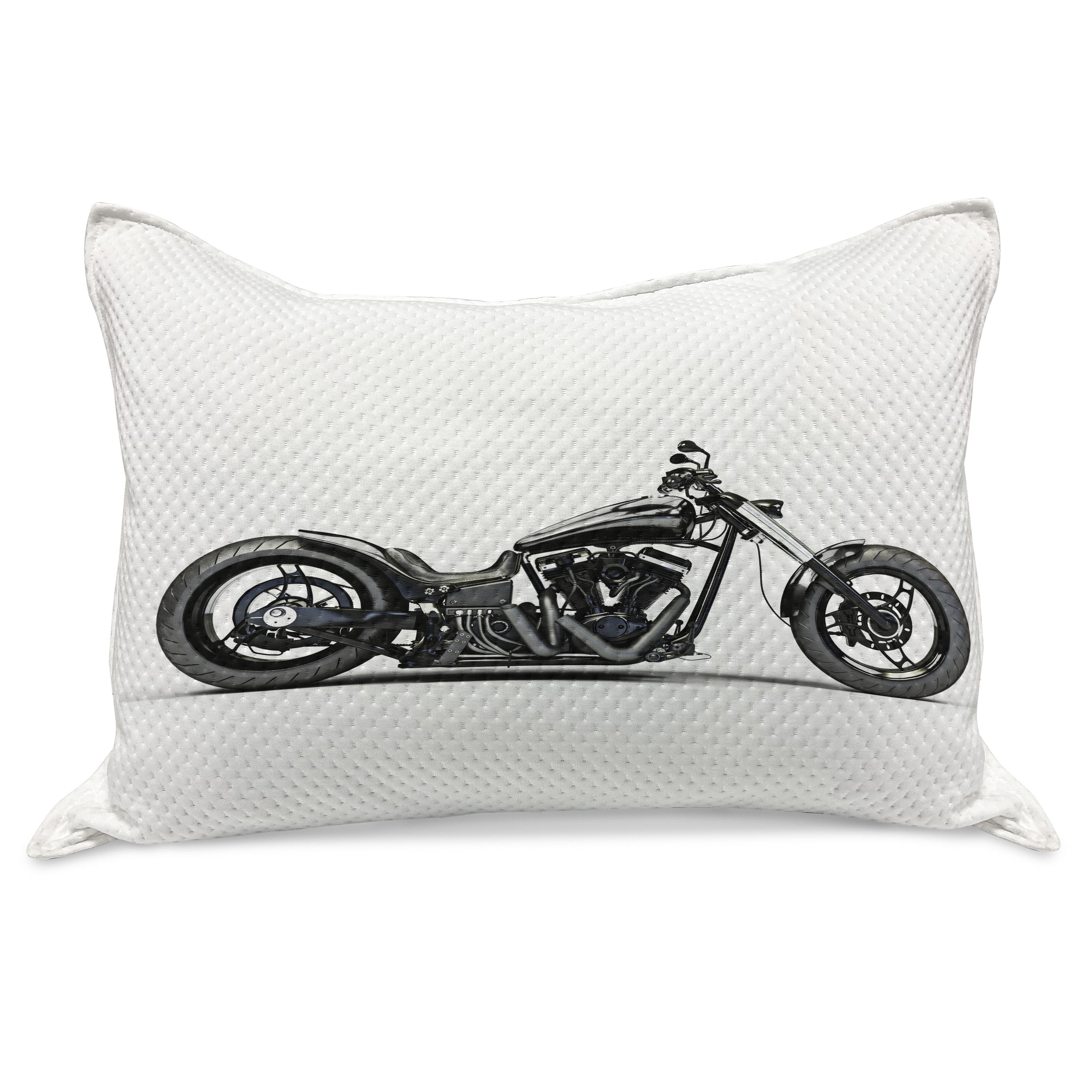 Manly Knitted Quilt Pillowcover, Custom Motorcycle Horsepower ...