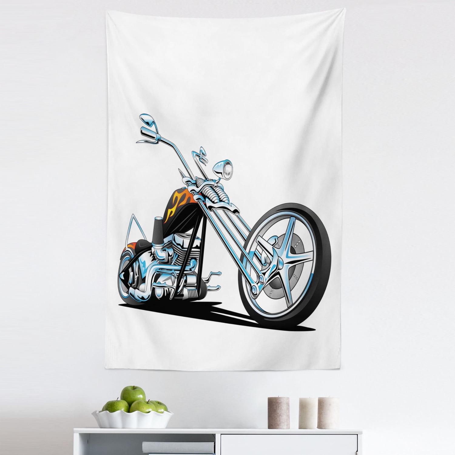 Manly Tapestry, American Chopper Motorcycle Competitions Tough Wild ...