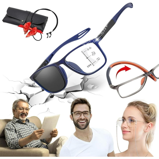 Manlykicks Sports Ultra-Light Anti-Blue Light Presbyopic Glasses, Manly ...