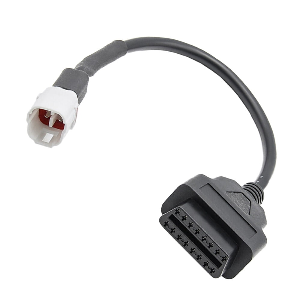 Manmeipuer Motorcycles 4 Pin to 16 Pin OBD2 Adapter Cable Professional ...