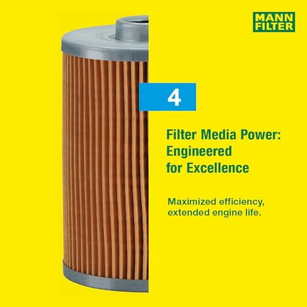 Mann Filter HU 8001 x Metal Free Oil Filter Element - Walmart.com