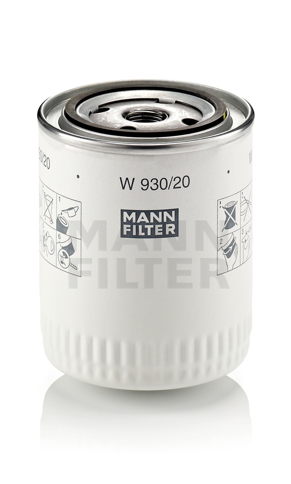 Mann-Hummel W 930/20 Oil Filter - Fits Land Rover Discovery & Defender ...