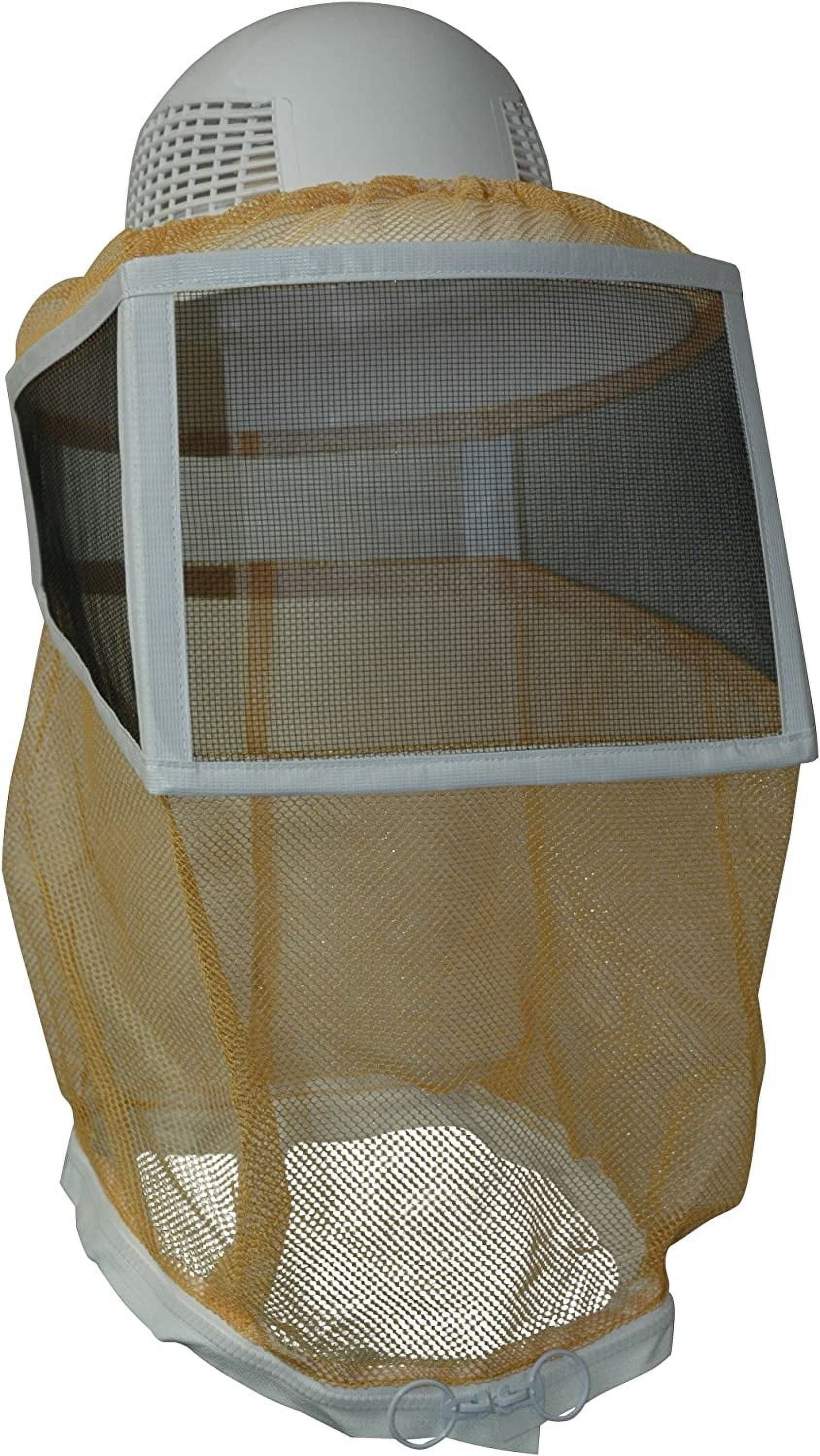 Mann Lake Beekeeping Square Folding Veil with Zipper | Durable Mesh ...