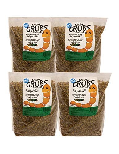Mann Lake PH524 Wonder Grubs 5 lb Non-GMO Dried High-Protein Mealworms ...
