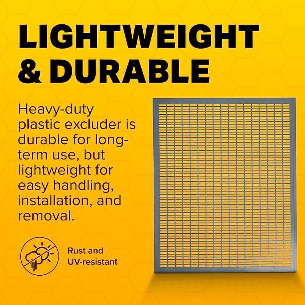 Mann Lake Plastic Queen Excluder, Fits 10 Frame Langstroth Beehives ...