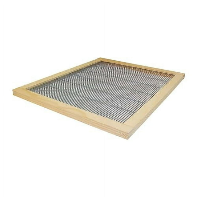 Mann Lake, Wood Bound Metal Queen Excluder for 10 Frames, Precision ...