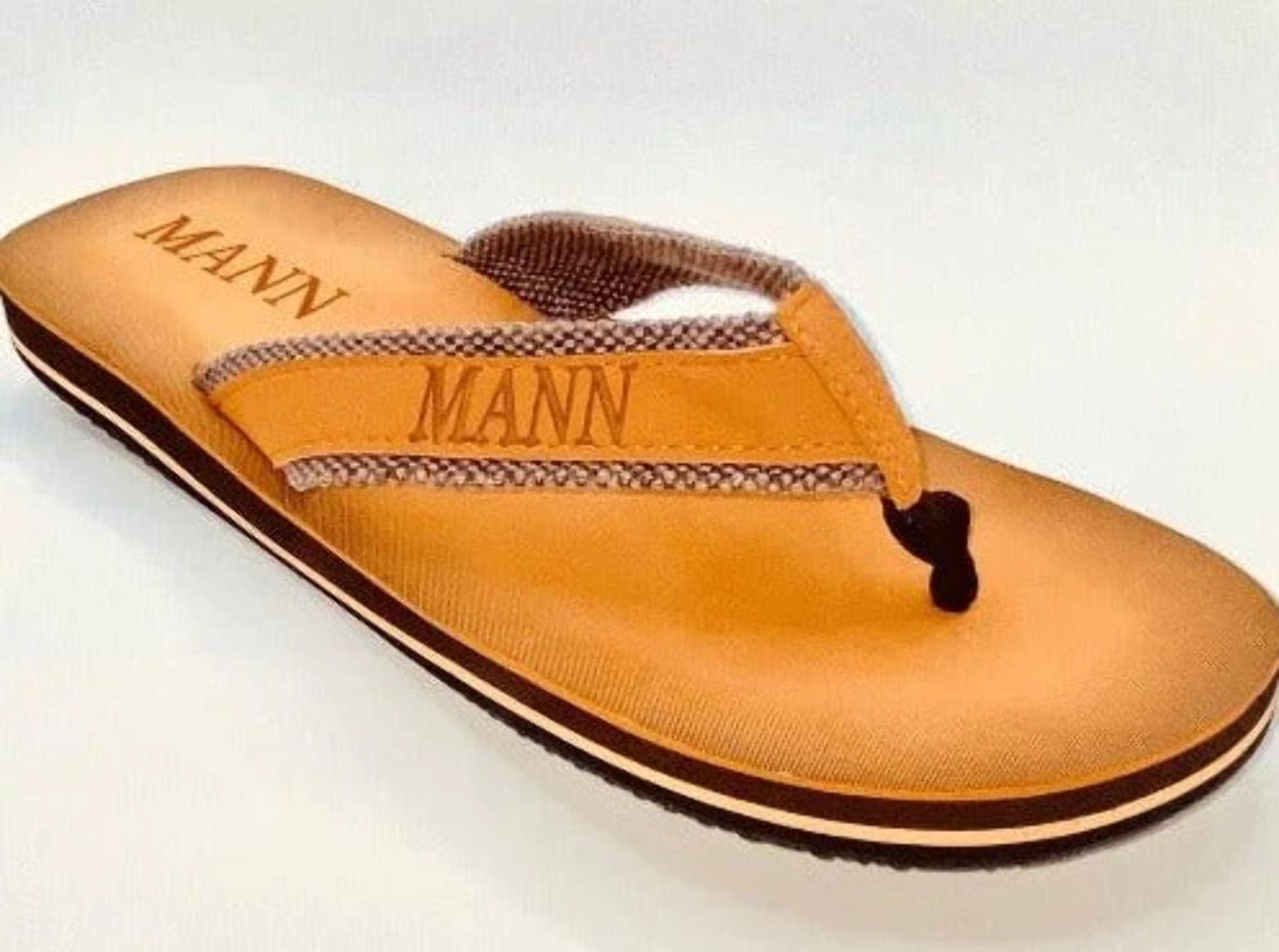 Mann - Men's Casual Summer Flip Flop Sandals by Mann - Walmart.com