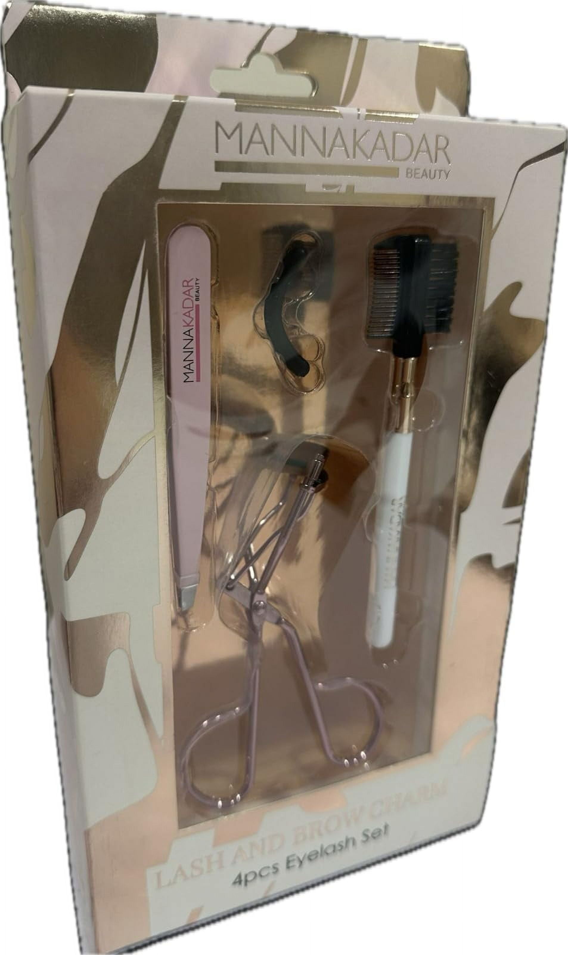 Manna Kadar Lash and Brow Charm 4-Piece Eyelash Set, Rose Gold C63 ...
