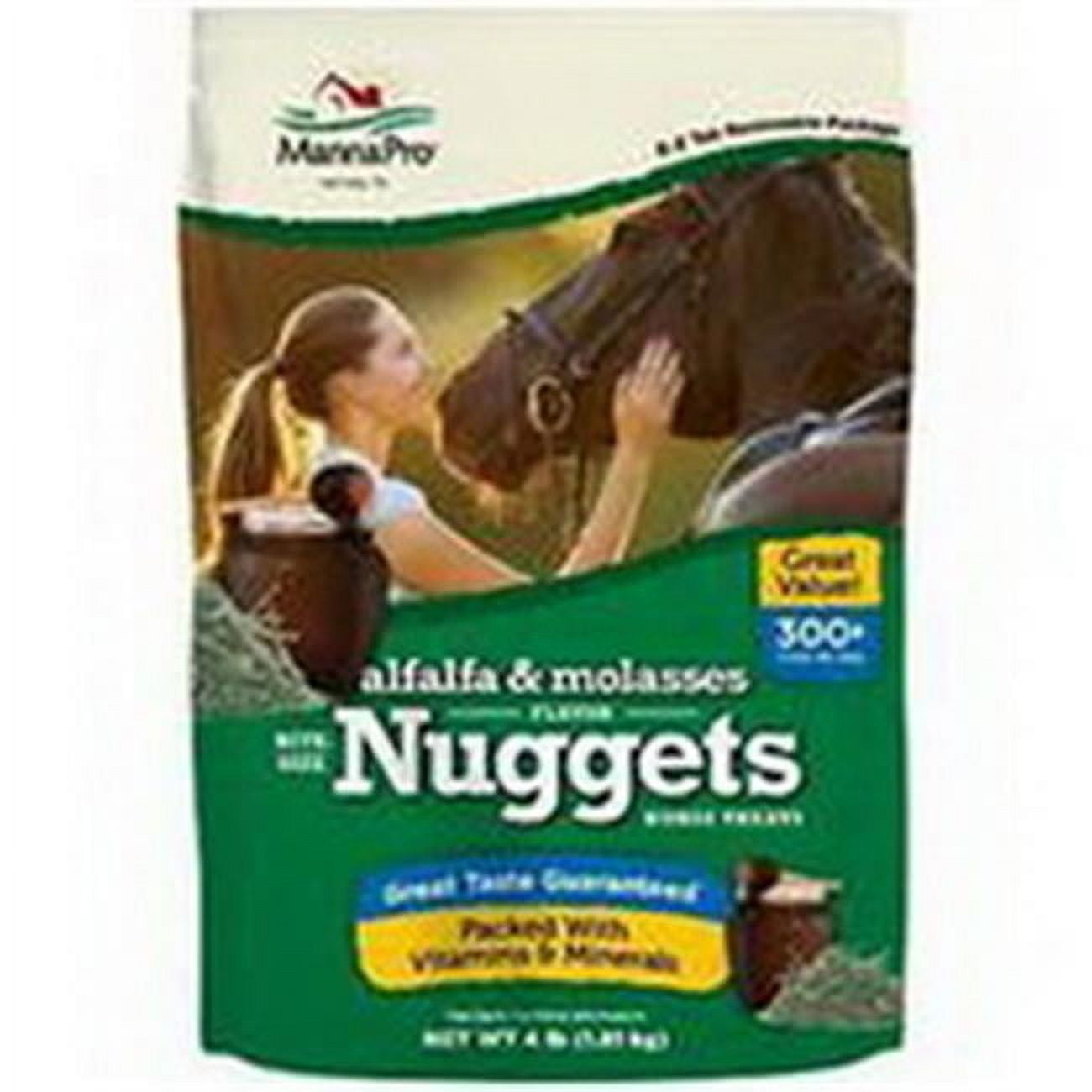 Manna Pro-Equine 4 lbs Alfalfa Molasses Nuggets - Walmart.com