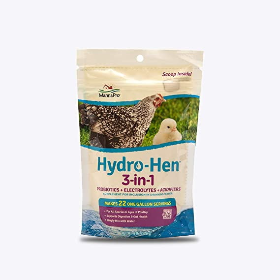 Manna Pro Hydro-Hen 3-in-1 Poultry Water Supplement, Chicken Feed ...