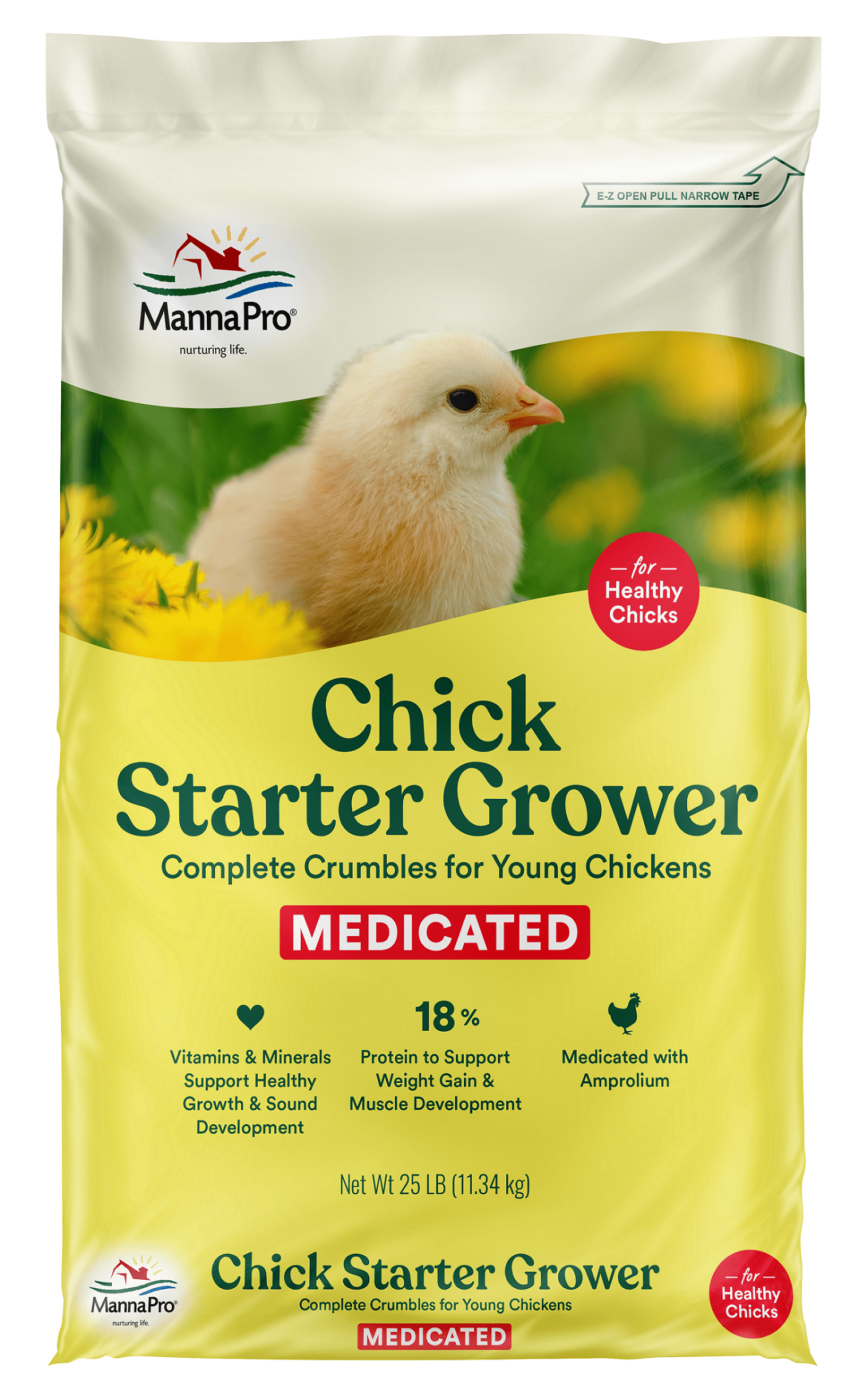 Manna Pro Medicated Chick Feed Formulated with Amprolium - Walmart.com