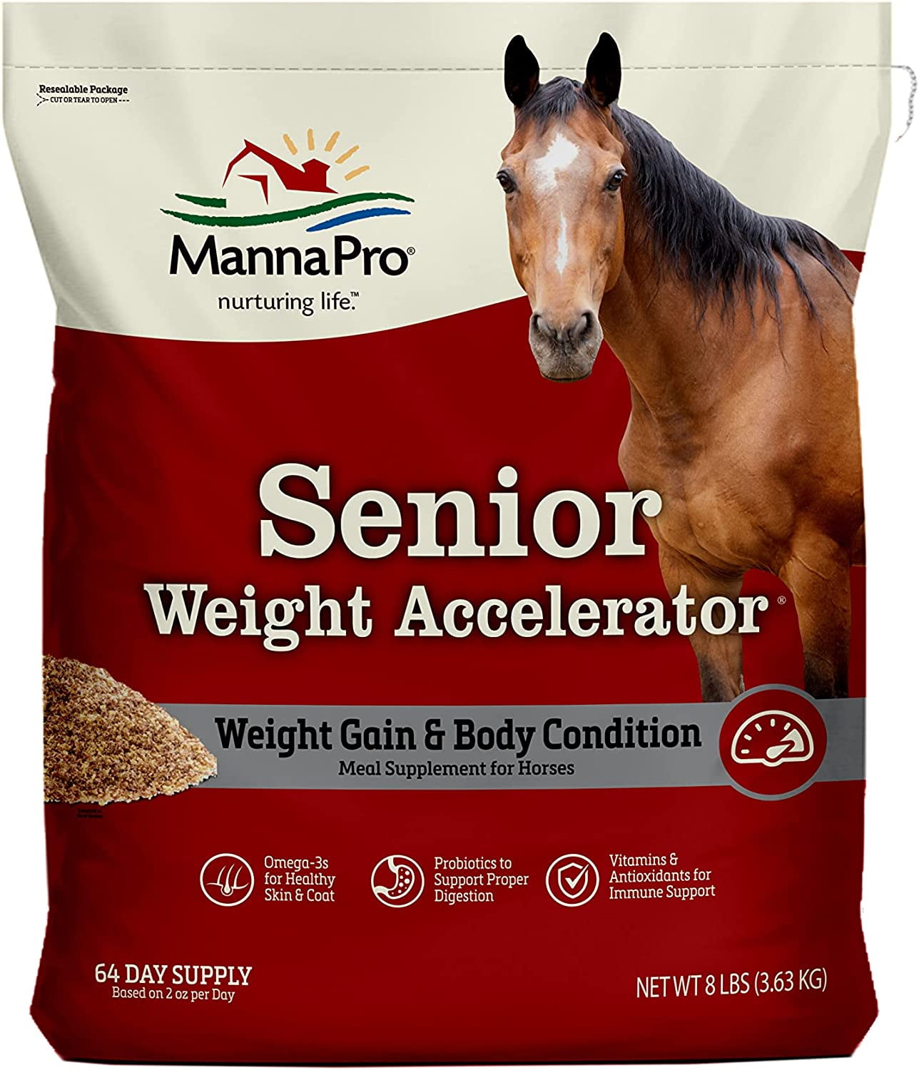 Manna Pro Weight Accelerator for Senior Horses Nepal | Ubuy