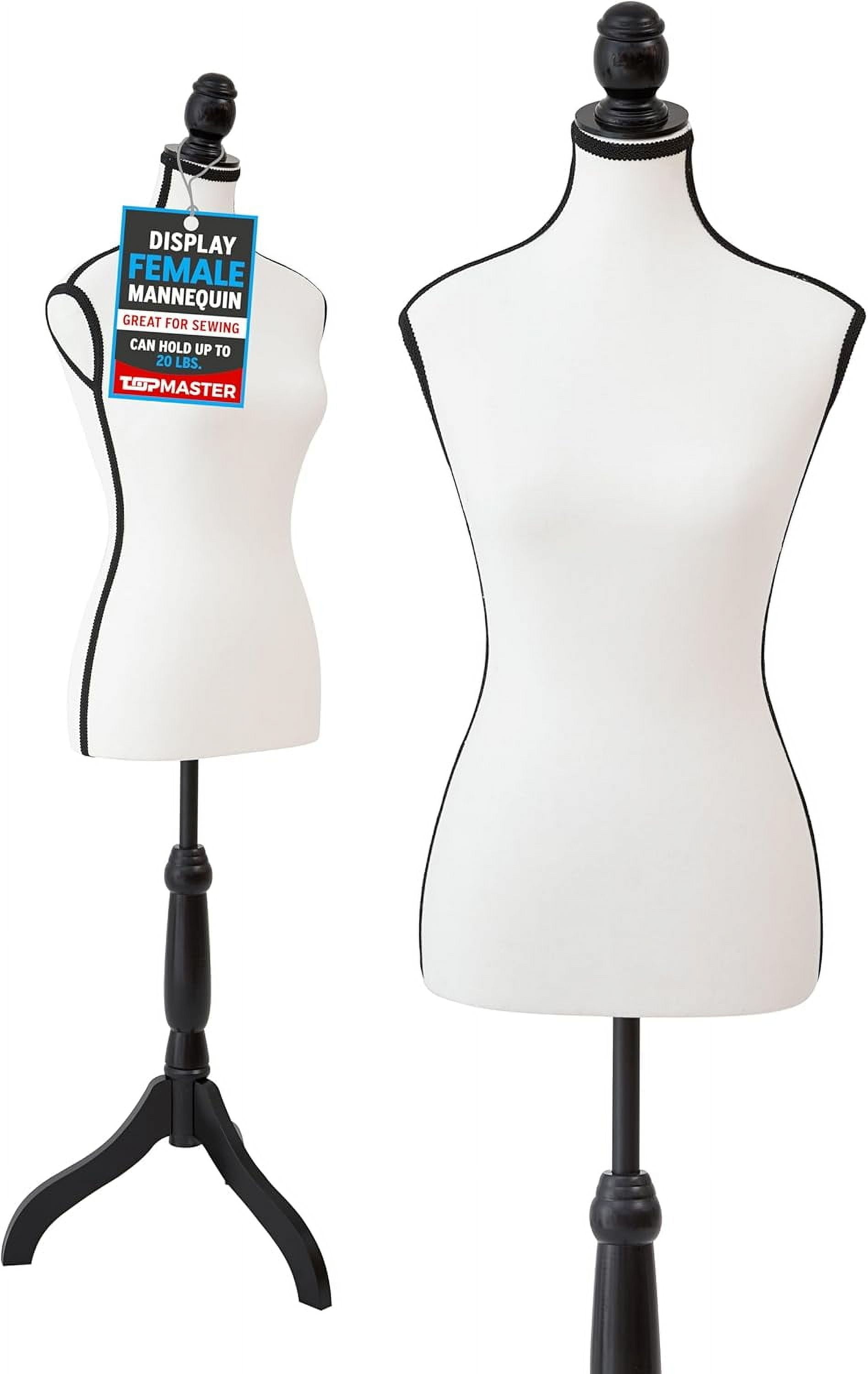 Mannequin - Adjustable Height, Durable Foam and Canvas Construction ...