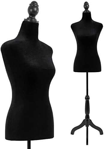 Mannequin Body Dress Form Torso Female Manikin 49.6-63.4 Inch Height ...