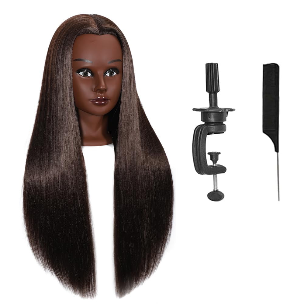 Mannequin Head With Hair，Training Doll Manikin Cosmetology Styling Head ...