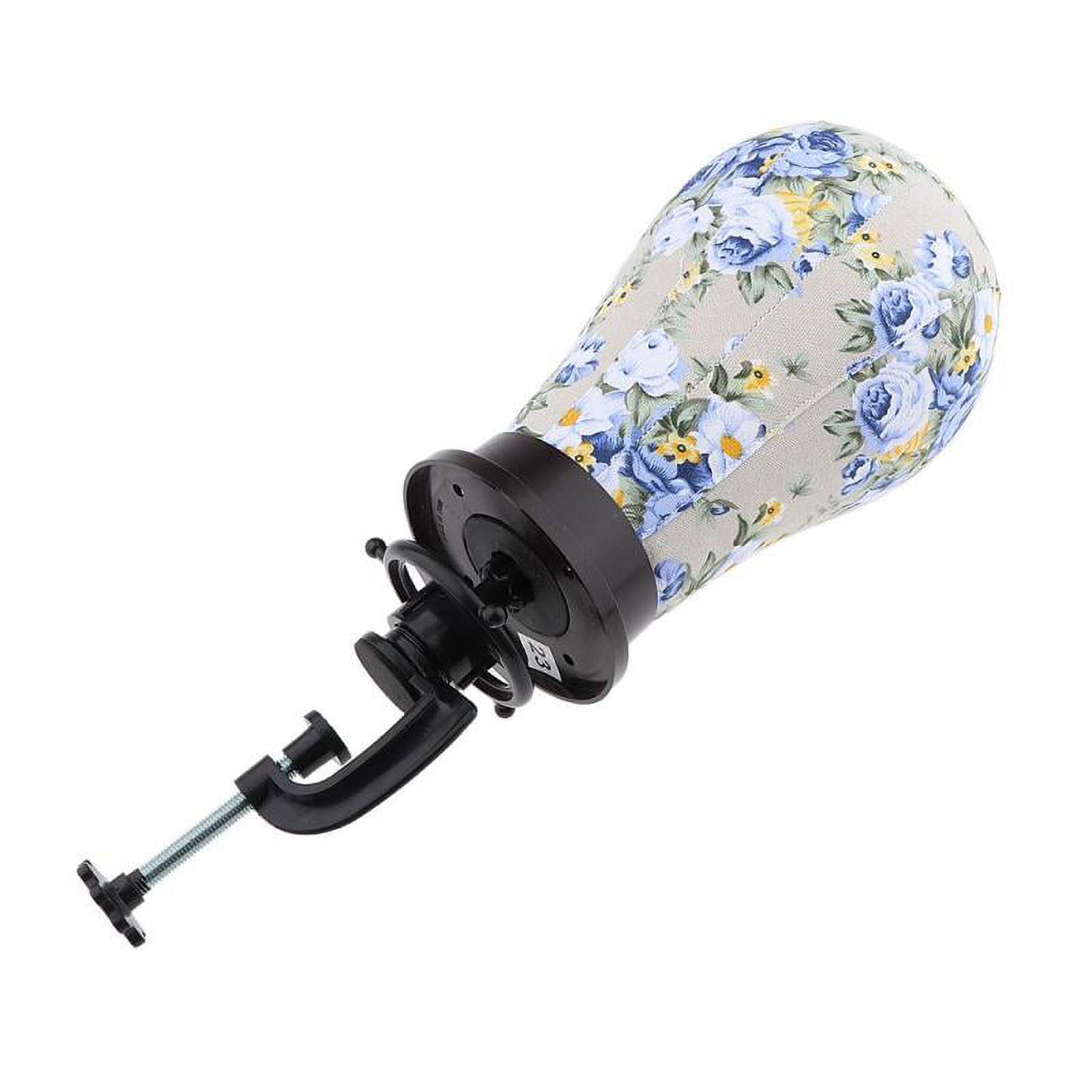 Mannequin Model Cork Head Canvas Block Wig Making Hat Display Stand ...