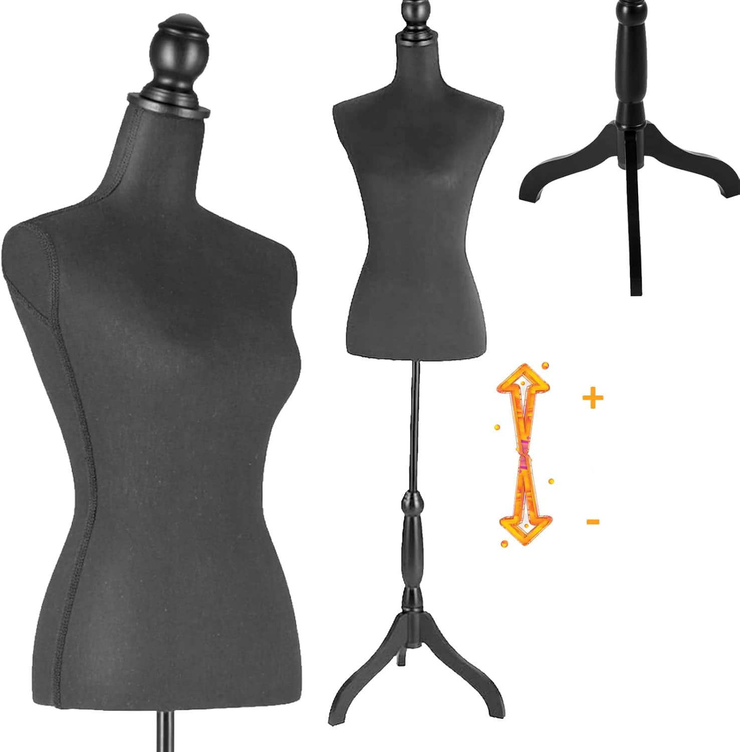 Mannequins Body Female Sewing Mannequin, 52-64 Inch Adjustable ...