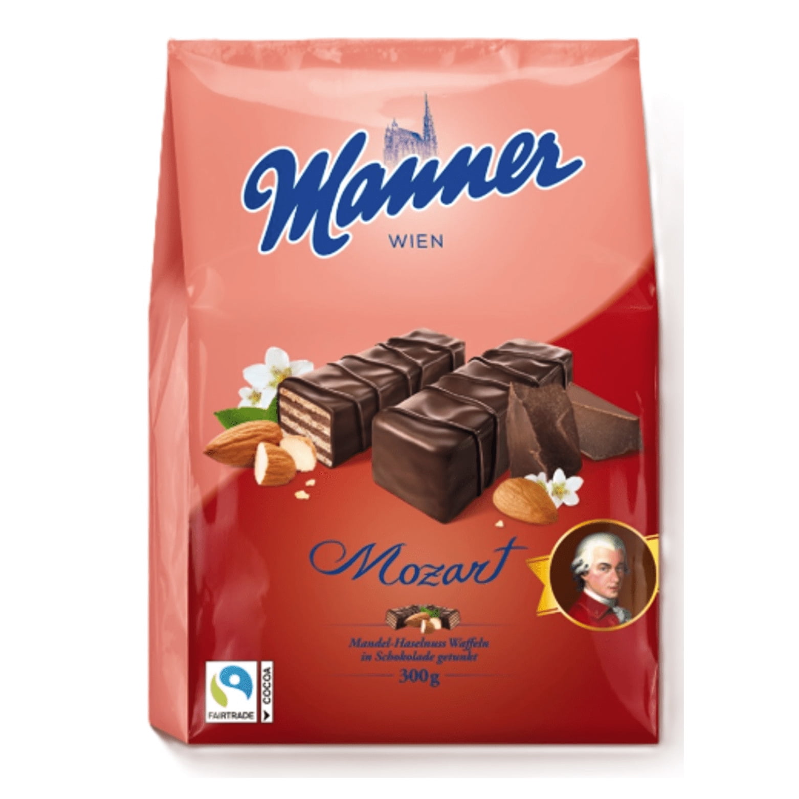 Manner Mozart Almond Hazelnut Wafers - Walmart.com