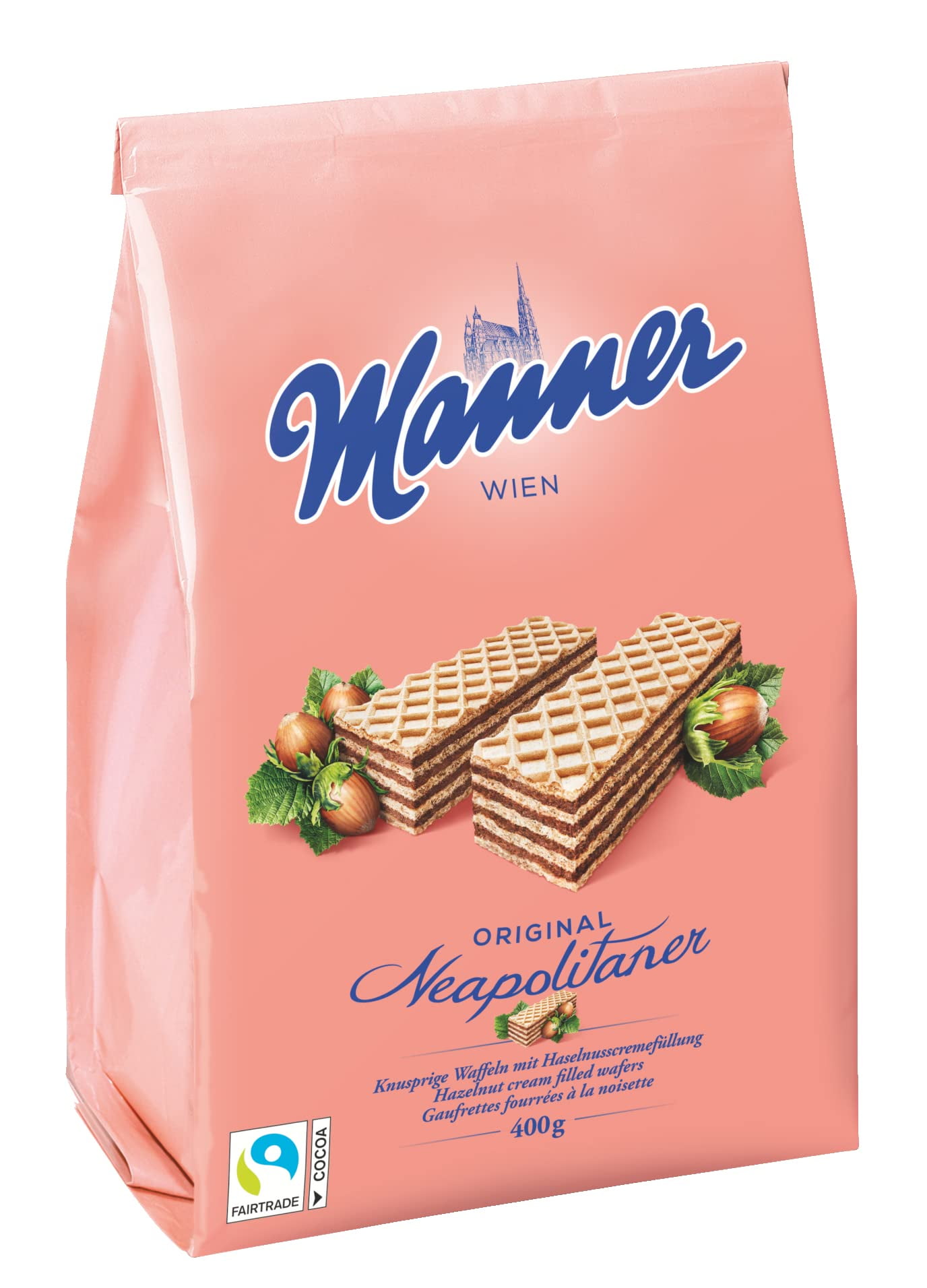 Manner Original NeopolitanerTRDN Hazelnut Wafers - Made in Austria ...