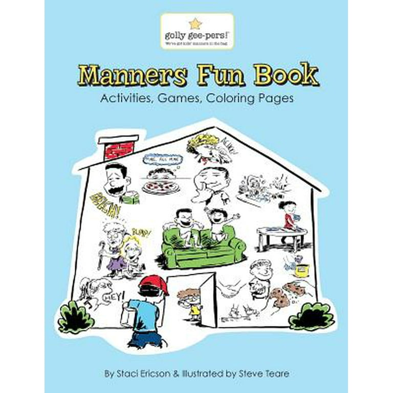 Good Manners For Kids Coloring Pages