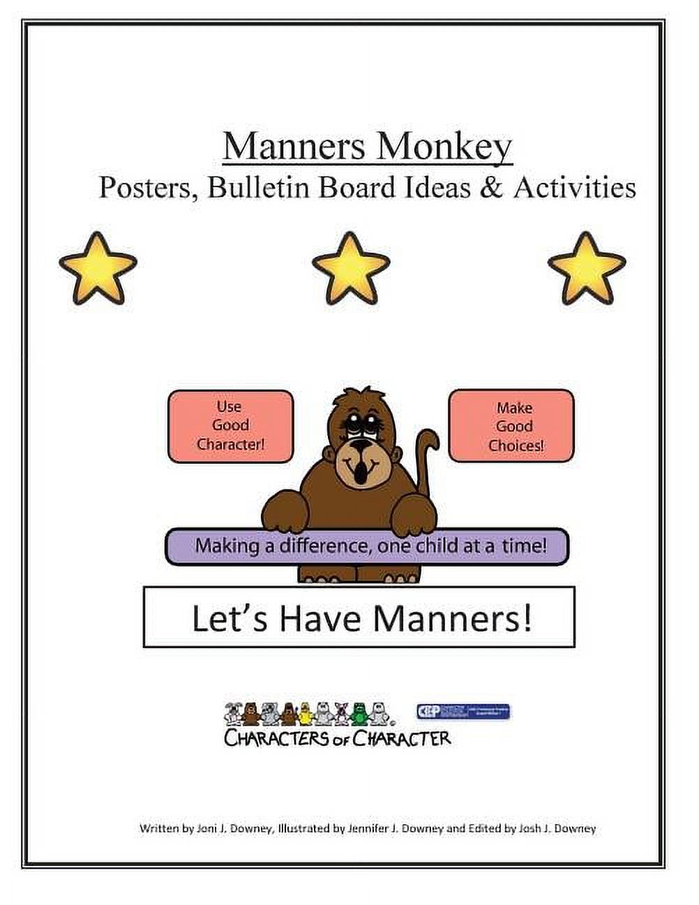 Manners Monkey Posters and Bulletin Board Ideas and Activities ...