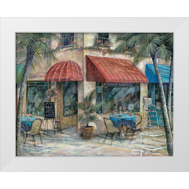 Manning, Ruane 14x12 White Modern Wood Framed Museum Art Print Titled ...