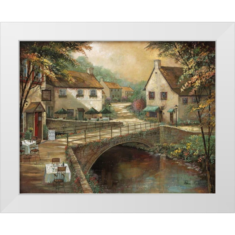 Manning, Ruane 14x12 White Modern Wood Framed Museum Art Print Titled ...