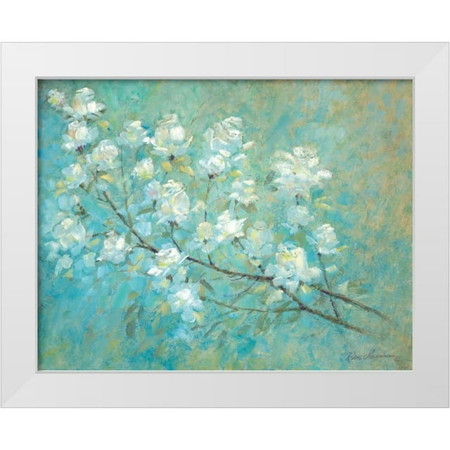 Manning, Ruane 14x12 White Modern Wood Framed Museum Art Print Titled ...