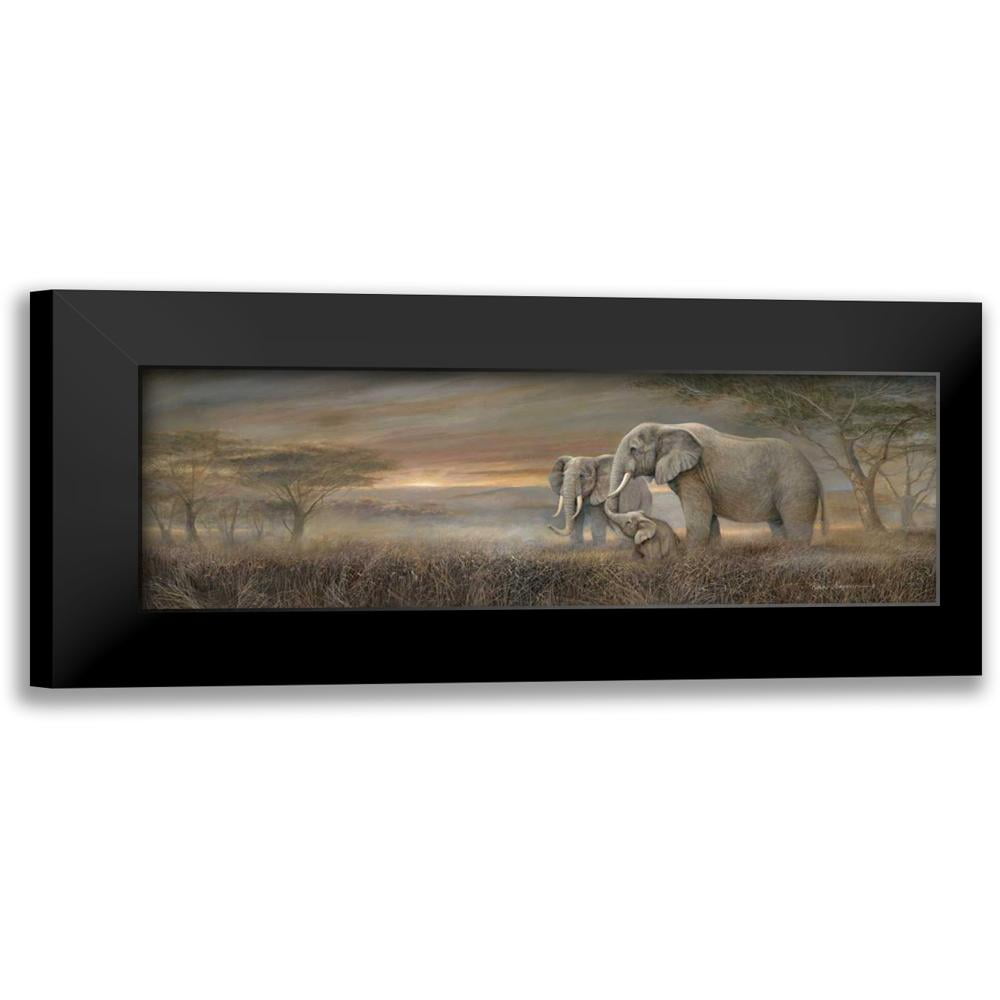 Manning, Ruane 14x7 Black Modern Framed Museum Art Print Titled ...
