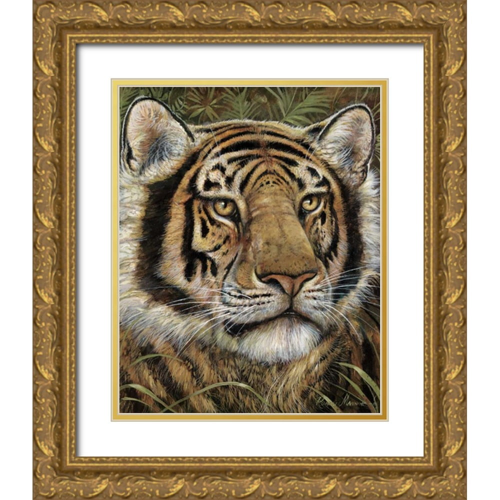 Manning, Ruane 15x18 Gold Ornate Wood Framed with Double Matting Museum Art Print Titled ...